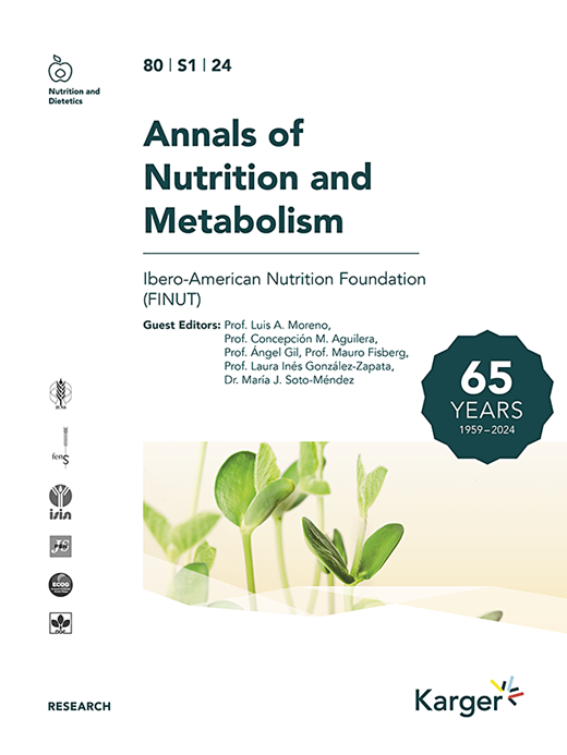 Volume 80 Issue Suppl. 2 | Annals of Nutrition and Metabolism | Karger ...